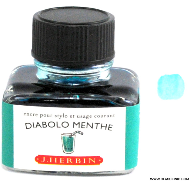 J Herbin 30ML/1 ounce Bottles: J.Herbin Diabolo Menthe