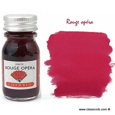 J Herbin 10ML/1/3 ounce Bottles: 10 ML J. Herbin Rouge Opera