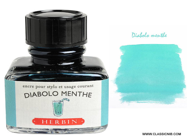 J Herbin 30ML/1 ounce Bottles: J.Herbin Diabolo Menthe